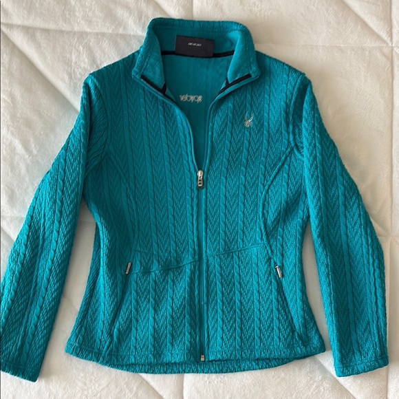 Spyder | Jackets & Coats | Spyder Blue Ski Jacket With Standup Collar ...
